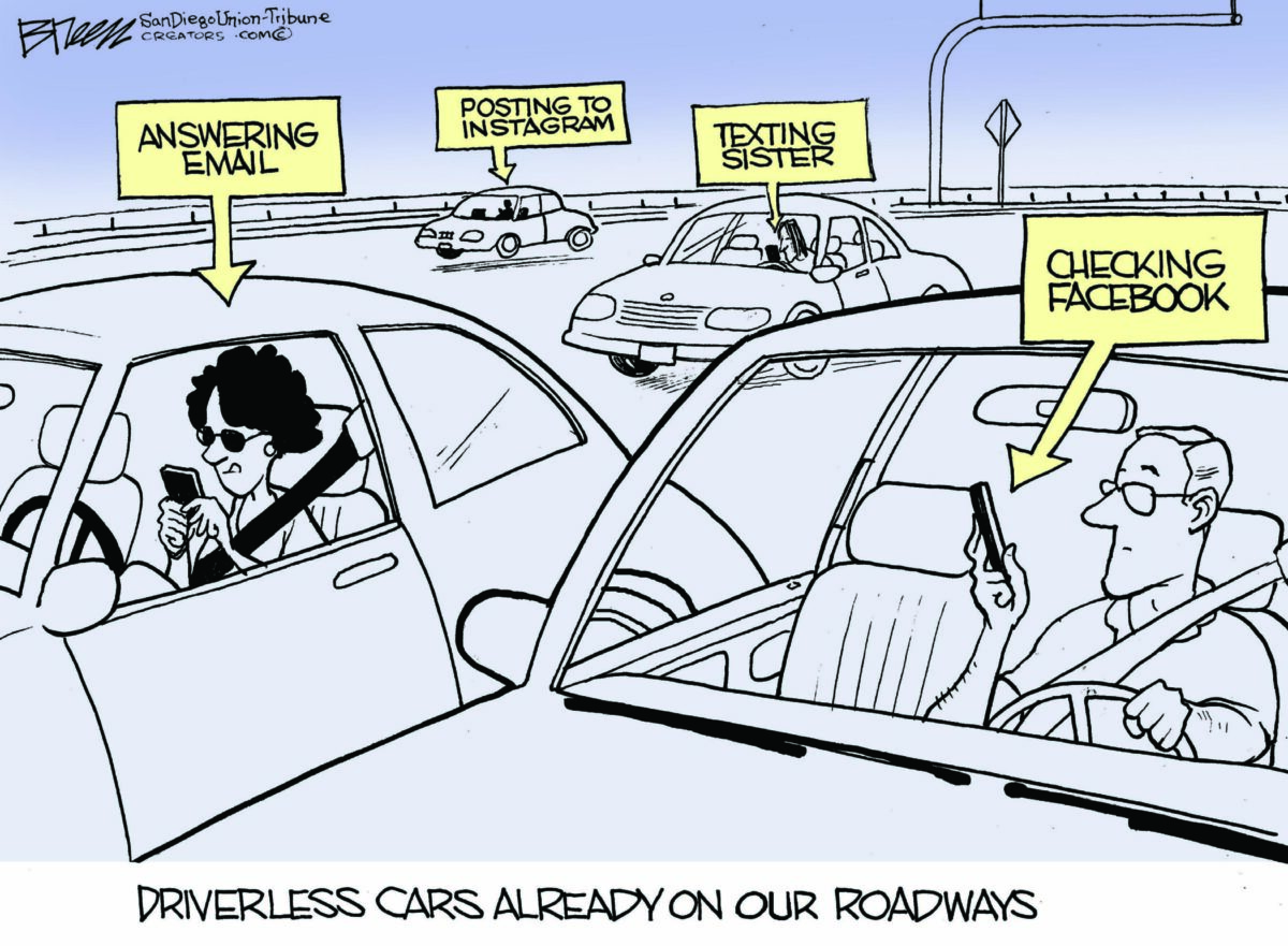 Cartoon: Driverless cars | News, Sports, Jobs - Daily Herald